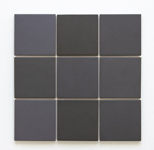 RUBIK Porcelain Tiles Anthracite Matt Dark Grey 123x123 size - D1-P204 ...