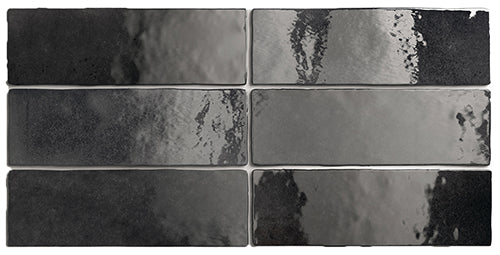 ARTISAN Subway Tiles | Graphite Grey Black Gloss Tile | 65x200 mm – ABC ...